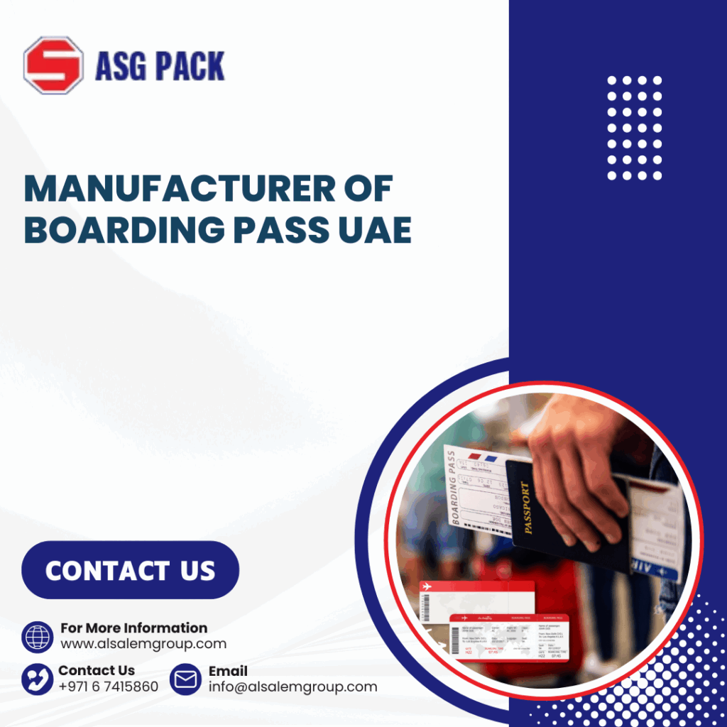 Manufacturer of Boarding Pass UAE, Manufacturer of Boarding Pass India