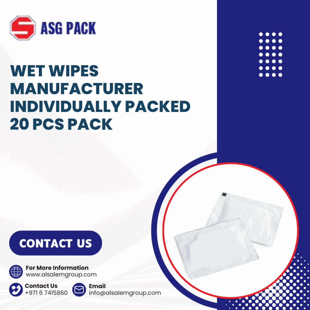 Wet Wipes Manufacturer Individually Packed 20 Pcs Pack Manufacturer